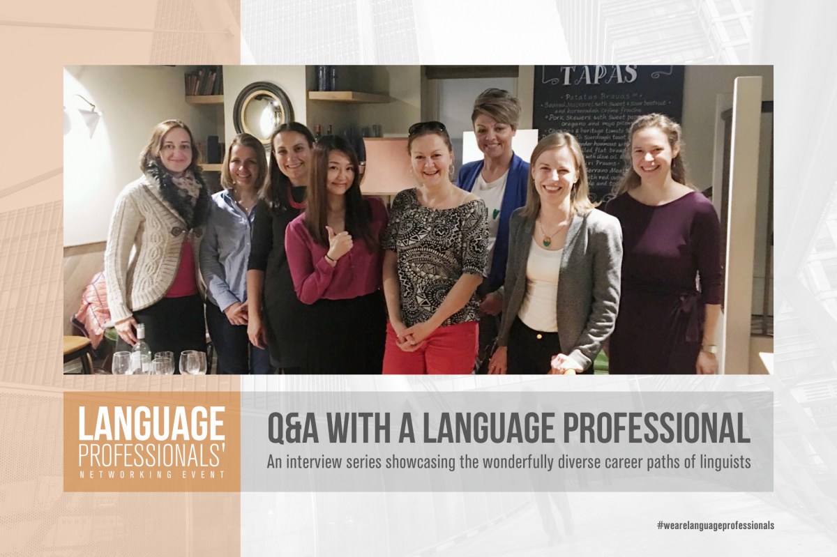 Q&A with a Language Professional – Language Professionals' Networking Event